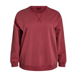 Active By Zizzi Sweatshirts 'APENNY' Damen Gr&ouml;&szlig;e 11XL/12XL rot