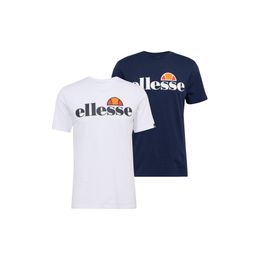 Ellesse T-Shirt 'Prado' Herren Gr&ouml;&szlig;e XS navy / orange / rot / wei&szlig;