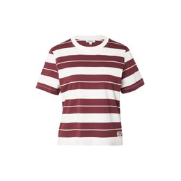 s.Oliver T-Shirt Damen Gr&ouml;&szlig;e L bordeaux / wei&szlig;
