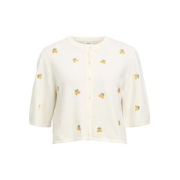 Object Knit Cardigan 'Thess' female size M Yellow / Green / White