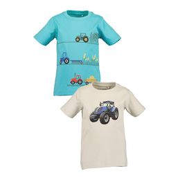 Blue Seven T-Shirt Jungen Gr&ouml;&szlig;e 122 himmelblau / offwhite