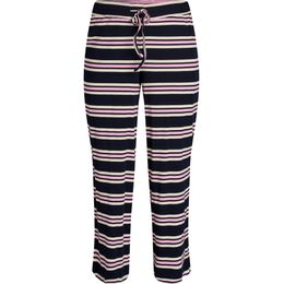 ZIZZI Pyjamahose 'Mellie' Damen Gr&ouml;&szlig;e 5XL/6XL dunkelblau / rosa / wollwei&szlig; Winterkleid