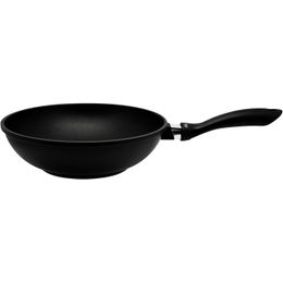 Wok ELO "Alucast", schwarz, H:8,5cm &Oslash;:28cm, Pfannen, Wok, Induktion, &Oslash; 28 cm