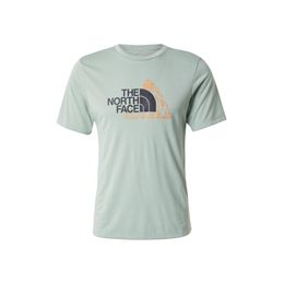 The North Face Sportshirt 'Moutain Foundation' Herren Gr&ouml;&szlig;e M pastellgr&uuml;n / orange / schwarz