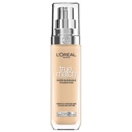 L'Or&eacute;al Foundation L'OR&Eacute;AL PARIS "TRUE MATCH", beige (3.5.n neutral light medium), Teint-Kosmetika, Damen, 30ml, l&auml;sst sich m&uuml;helos verblenden, ohne sichtbare R&auml;nder zu hinterlassen