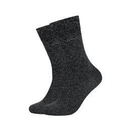 Socken Camano, Damen, Gr. 43-46, anthrazit melange, Obermaterial: 51% Lyocell, 27% Polyamid, 21% Wolle, 1% Elasthan, Socken Socken