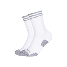 Camano Damen Socken, Gr. 43wei&szlig;, Obermaterial: 64% Polyester, 35% Polyamid, 1% Elasthan, Socken