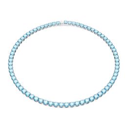Swarovski Kette Damen Gr&ouml;&szlig;e One Size azur / silber