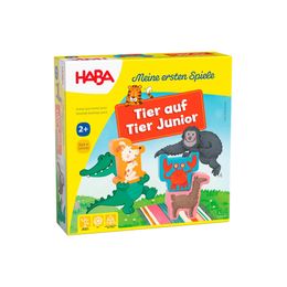 Haba Spiel ' Meine ersten Spiele &ndash; Tier auf Tier Junior ' Jungen Gr&ouml;&szlig;e onesize bunt