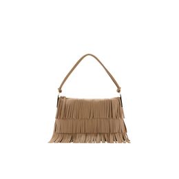 Mango Schultertasche Damen Gr&ouml;&szlig;e one size camel