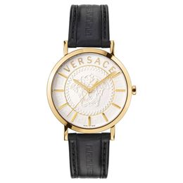 Versace Uhr 'V-Essential' Herren Gr&ouml;&szlig;e One Size gold / schwarz