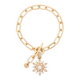 A&c Oslo &ndash; Nordic Design Jewellery Armband 'Snowflake' Damen Gr&ouml;&szlig;e One Size gold