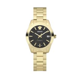 Versace Uhr ' Greca' Damen Gr&ouml;&szlig;e One Size gold / schwarz