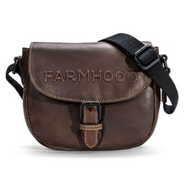 Farmhood Umh&auml;ngetasche Damen Gr&ouml;&szlig;e One Size cognac / schwarz