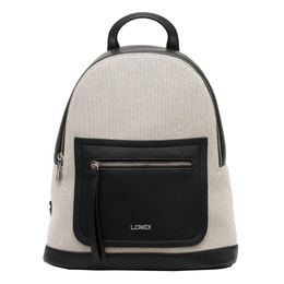 L.Credi Rucksack 'Paola' Herren Gr&ouml;&szlig;e One Size beige / schwarz