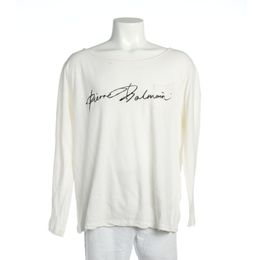 Balmain Freizeithemd / Shirt / Polohemd langarm Herren Gr&ouml;&szlig;e M creme