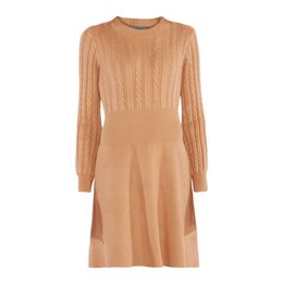 Tooche Strickkleid Damen Gr&ouml;&szlig;e M dunkelbeige