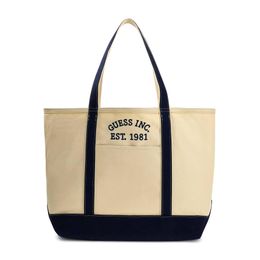 Guess Shopper 'Summerline' Damen Gr&ouml;&szlig;e One Size beige / marine