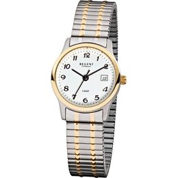 Regent Uhren Regent Uhr Damen Gr&ouml;&szlig;e One Size braun / gold / wei&szlig;