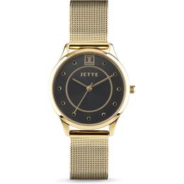 JETTE Uhr Damen Gr&ouml;&szlig;e One Size gold / schwarz