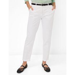Brax Damen Chino Style MARON S WHITE, wei&szlig;, Gr. 34K