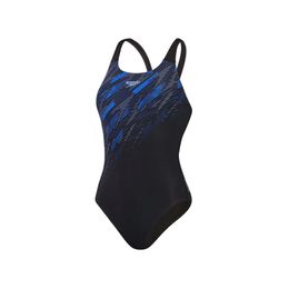 Speedo Badeanzug Damen Gr&ouml;&szlig;e XS blau / hellblau / grau / schwarz