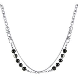 Firetti Kette Damen Gr&ouml;&szlig;e One Size schwarz / silber