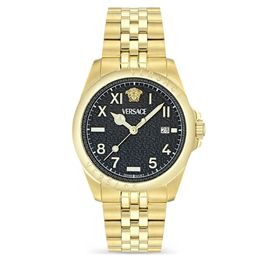 Versace Uhr 'Anteo' Herren Gr&ouml;&szlig;e One Size gold / schwarz