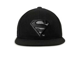 logoshirt Cap 'DC Superman' Jungen Gr&ouml;&szlig;e 48/54 silbergrau / schwarz