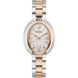 Bulova Analoguhr Damen Gr&ouml;&szlig;e One Size rosegold / silber