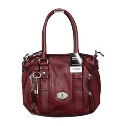Fossil Handtasche gross Leder Damen Gr&ouml;&szlig;e One Size bordeaux