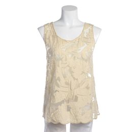 TWINSET Twin Set Top / Seidentop Damen Gr&ouml;&szlig;e M beige