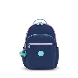 Kipling Rucksack 'Seoul' Jungen Gr&ouml;&szlig;e One Size neonblau / dunkelblau / pink