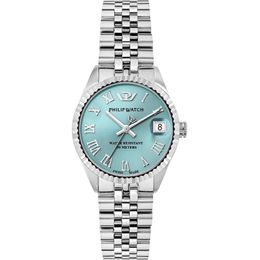 Philip Watch Uhr Damen Gr&ouml;&szlig;e One Size pastellblau / silber