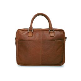 Manfield Laptoptasche Herren Gr&ouml;&szlig;e One Size cognac