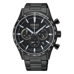 Seiko Uhr Herren Gr&ouml;&szlig;e One Size schwarz