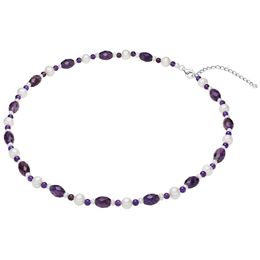 Valero Pearls Kette Damen Gr&ouml;&szlig;e One Size blau / aubergine / silber / wei&szlig;