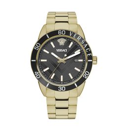 Versace Uhr Herren Gr&ouml;&szlig;e One Size gold / schwarz