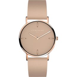 Liebeskind Berlin Uhr Damen Gr&ouml;&szlig;e One Size hellbraun / rosegold