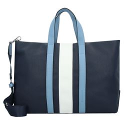 Tom Tailor Shopper 'Zena' Damen Gr&ouml;&szlig;e One Size navy / royalblau / wei&szlig;