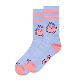 American Socks Socken 'Don't give a shit' Herren Gr&ouml;&szlig;e 19/55 blau