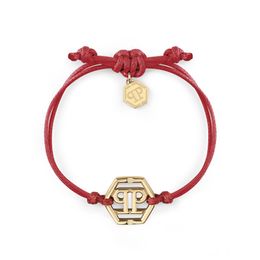 Philipp Plein Armband Herren Gr&ouml;&szlig;e One Size gold / rot