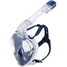 AQUA LUNG SPORT Schnorchelmaske ' FULL FACE MASK SMART SNORKEL ' Herren Gr&ouml;&szlig;e S blau / wei&szlig;