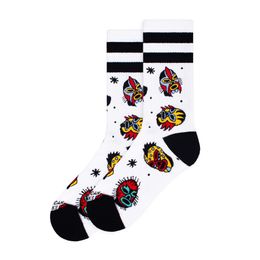 American Socks Socken 'El Luchador' Herren Gr&ouml;&szlig;e 19/55 wei&szlig;