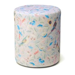 Essenza Pouf 'Aleste' Herren Gr&ouml;&szlig;e &Oslash; 40 cm creme / azur / gelb / mint / orange