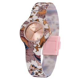 Hip Hop Analoguhr Damen Gr&ouml;&szlig;e One Size rosegold / ros&eacute;