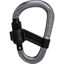 Mammut Karabiner 'Smart HMS 2.0 Screwgate Carabiner' Damen Gr&ouml;&szlig;e one size schwarz / silber