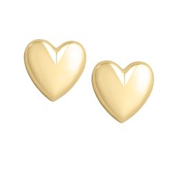 Classyandfabulous Jewelry Ohrringe 'Puffy Heart' Damen Gr&ouml;&szlig;e One Size gold