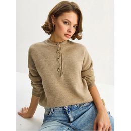 Bianco Lucci Pullover Damen Gr&ouml;&szlig;e S/L beige