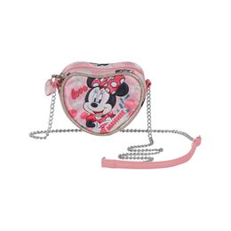 Disney Umh&auml;ngetasche M&auml;dchen Gr&ouml;&szlig;e One Size pink / schwarz / wei&szlig;